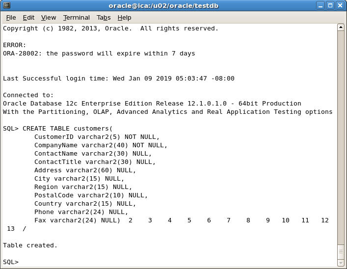 Ms Sql Server Table To Oracle Sql Loader Example Step 3